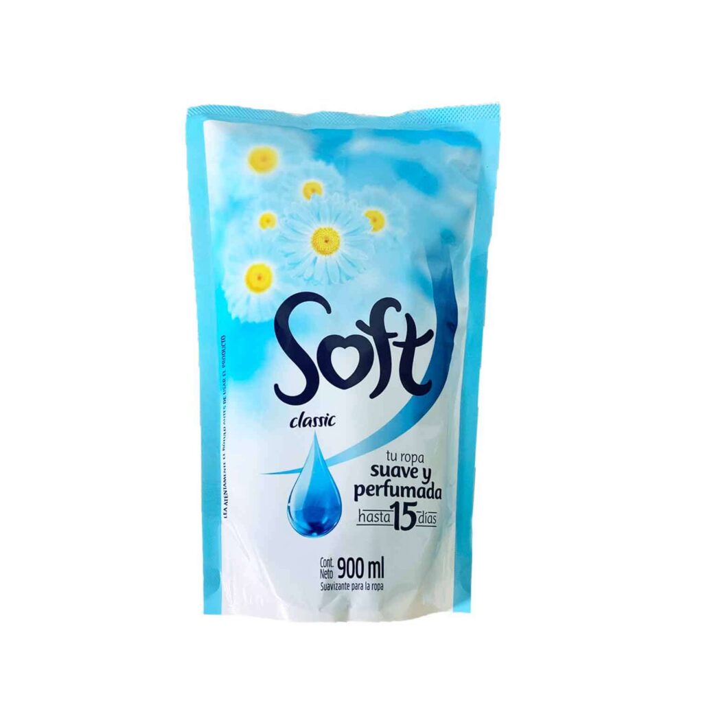 Suavizante Soft, Doy Pack, 450 ml – Espacio Limpio Villarrica